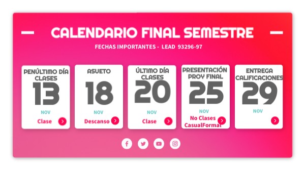 LEAD 93296-97 FECHAS IMPORTANTES | Genially