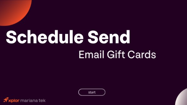 Schedule Email Gift Cards | Genially
