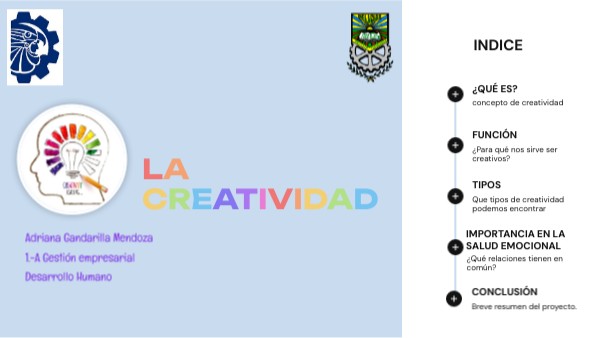 LA CREATIVIDAD | Genially