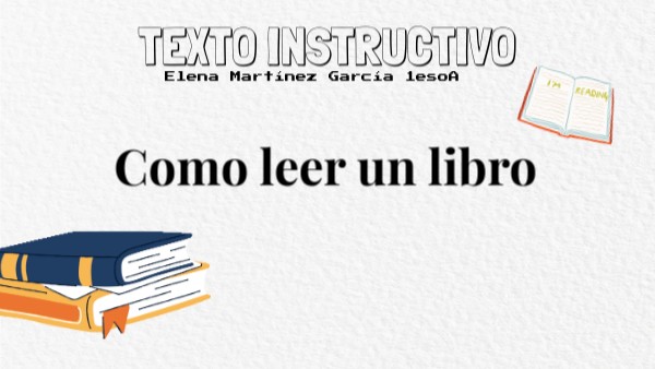 Texto instructivo | Genially