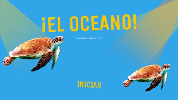animales del oceano