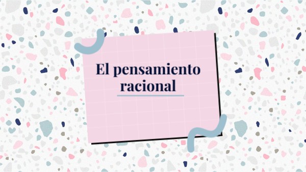 El pensamiento racional
