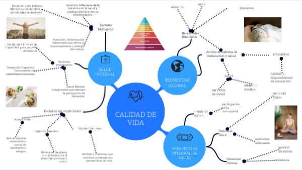 MAPA CONCEPTUAL sobre la calidad de vida | Genially