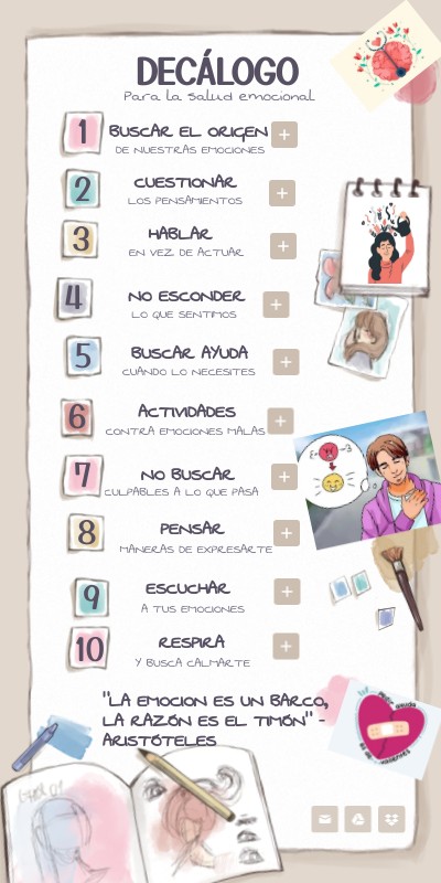 Decálogo de la salud emocional | Genially