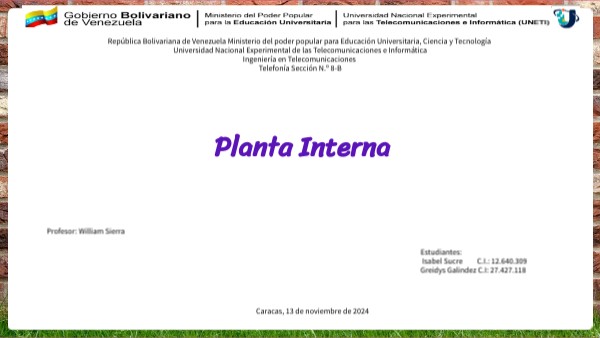 Planta Interna | Genially