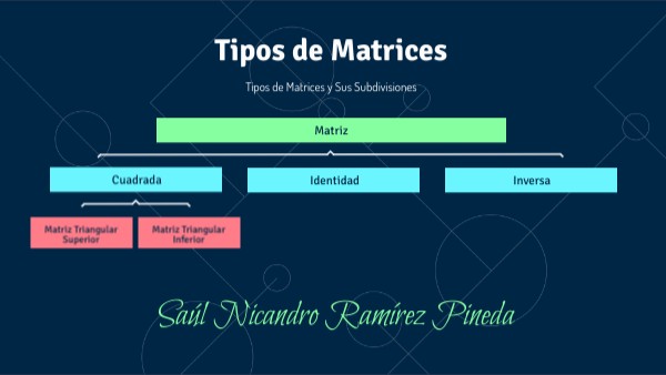 Mapa Conceptual Matrices | Genially