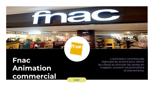Animation Fnac | Genially
