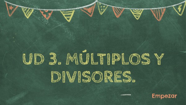 Mútiplos y divisores 1º ESO | Genially