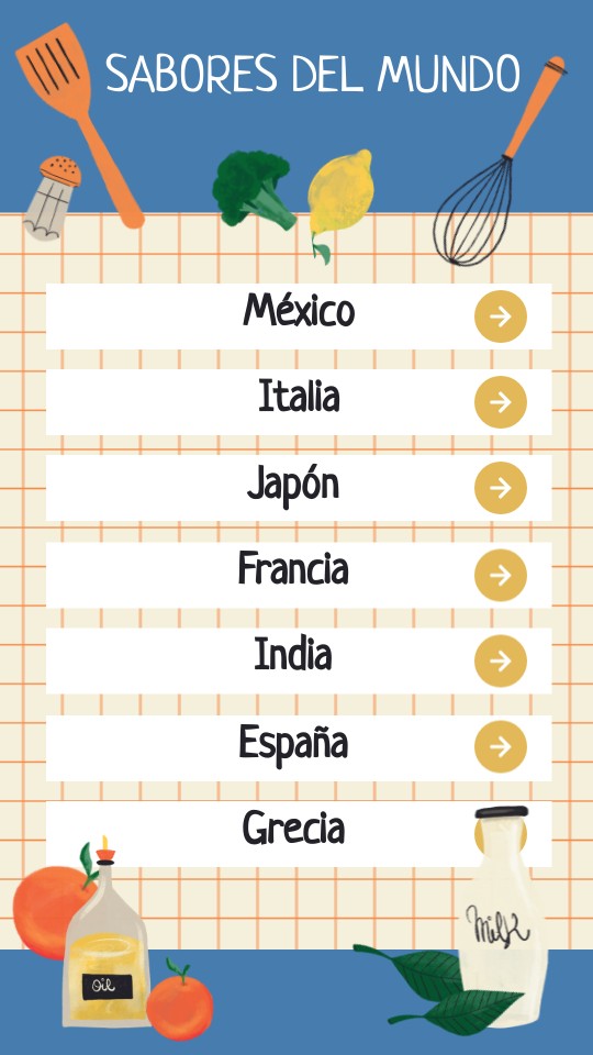 Sabores del mundo