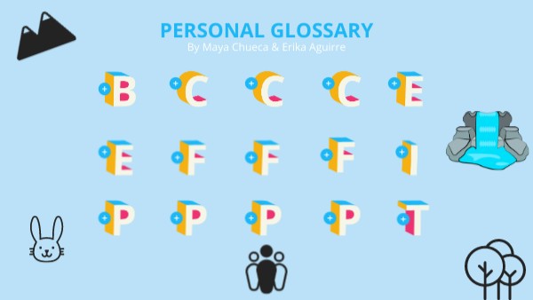 personal glossary | Genially