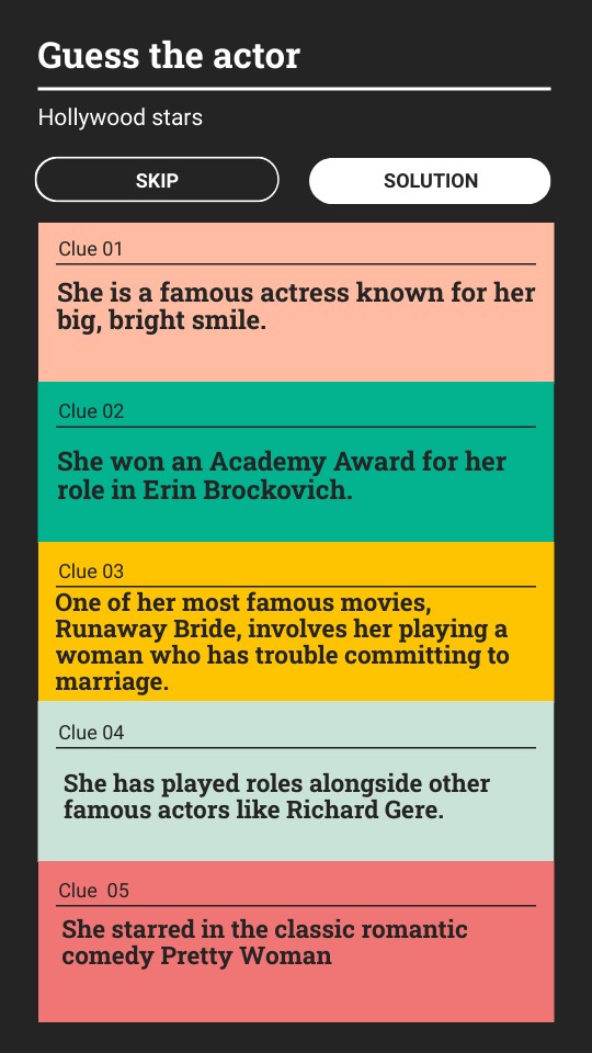 Guess the Hollywood star