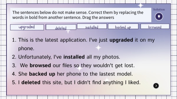 Technology; Bach1, verbs | Genially