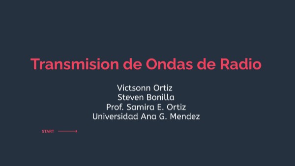 Transmision de ondas de radio