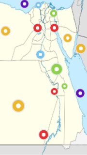 Imagen interactiva Mapa Egipto