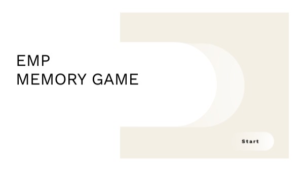 EMP memory game | Genially
