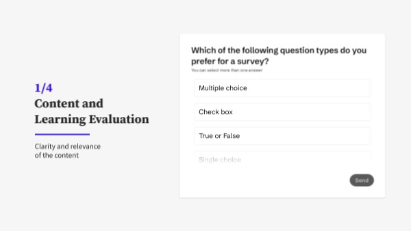 Basic Interactive Post-Training Survey
