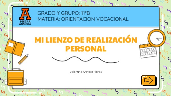 Mi lienzo de realización personal