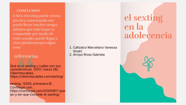 TRÍPTICO sexting | Genially