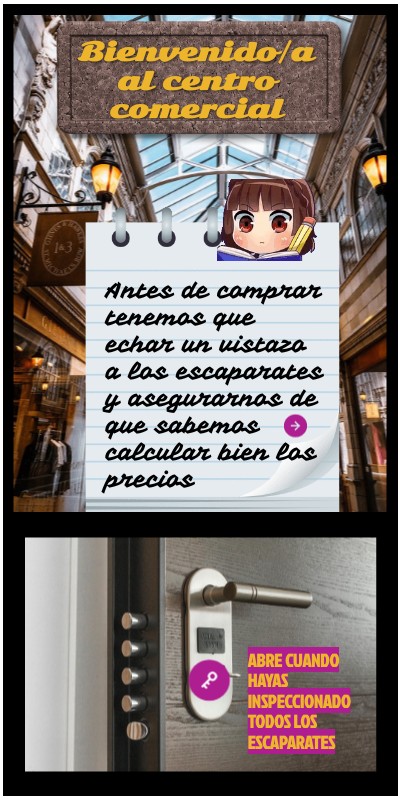 DECIMALES EN EL CENTRO COMERCIAL