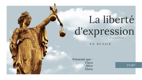 Présentation Liberté d'expression | Genially