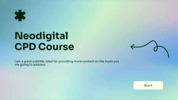 Neodigital CPD Course | Genially