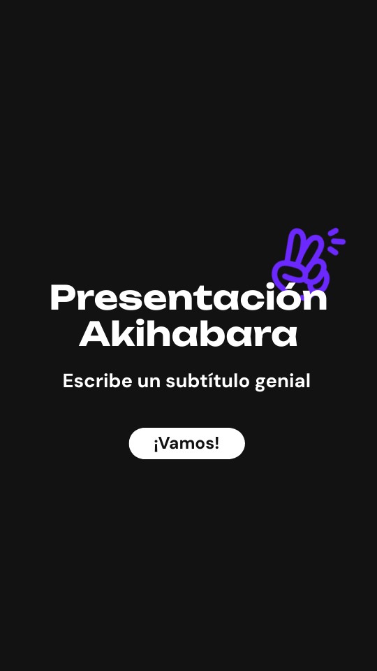 Presentación Akihabara Móvil | Genially