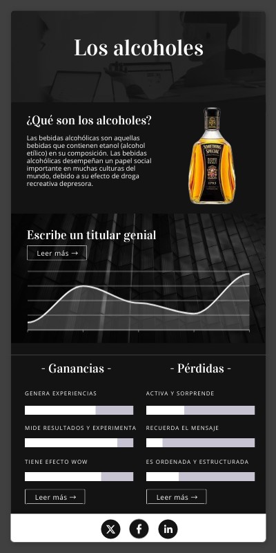 Infografía de los alcoholes | Genially