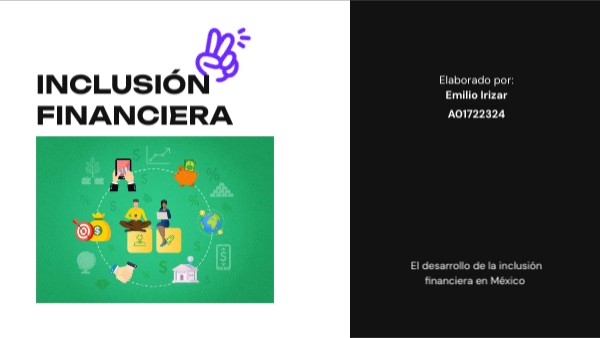 INCLUSIÓN FINANCIERA
