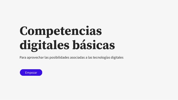 Presentación Curso FCT45 1124 - Competencias digitales básicas | Genially