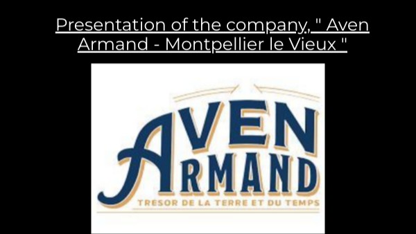 Présentation Aven Armand