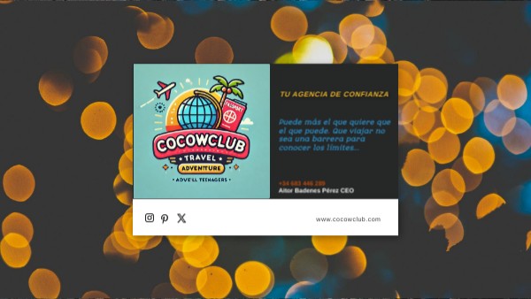 TARJETA de Visita cocow Club