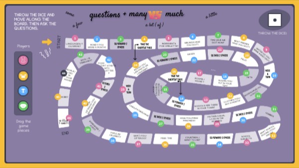 how much/many boardgame | Genially