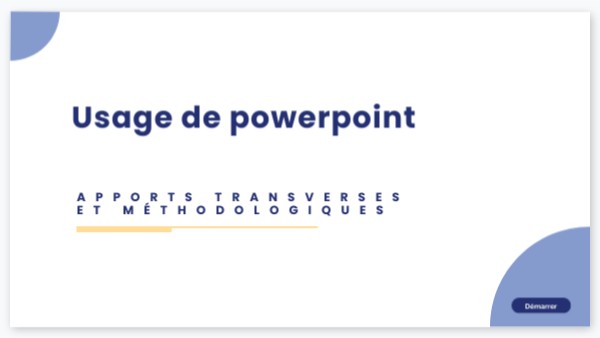 usage de powerpoint | Genially