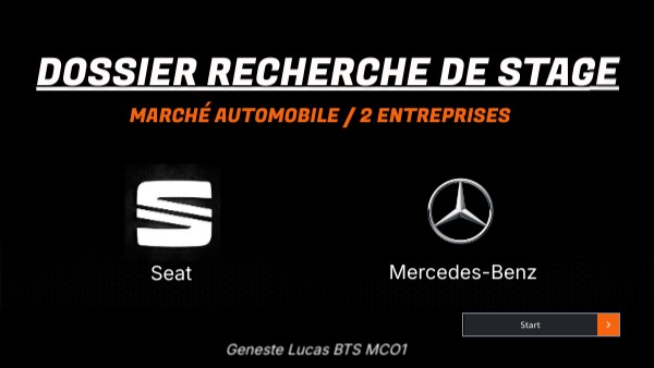 dossier stage | Genially