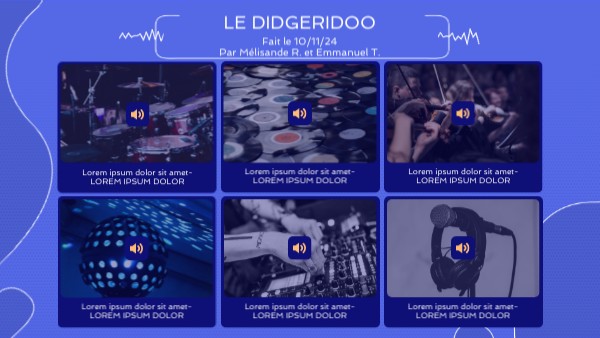 Le didgeriddo | Genially