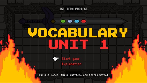 english game vocabulary unit -C1 | Genially