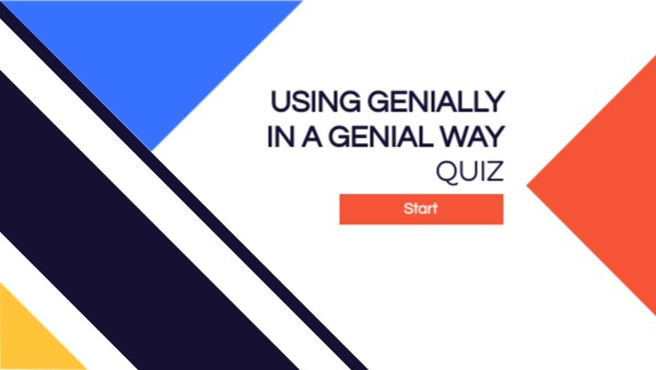 Genially Quiz test