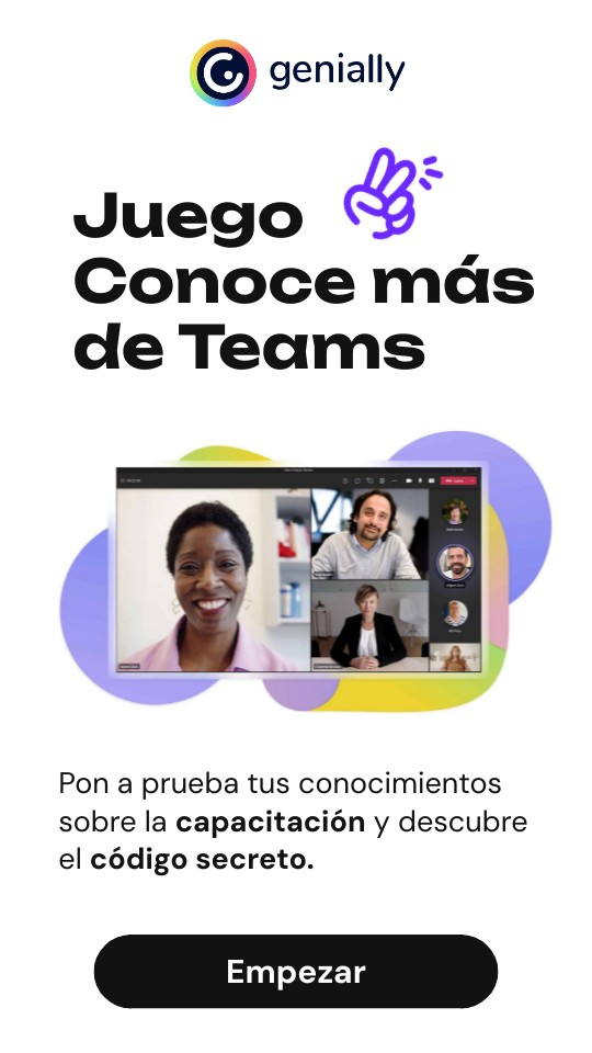 Juego Capacitación Teams | Genially