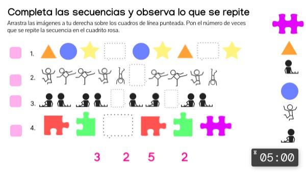 Identifica los patrones | Genially