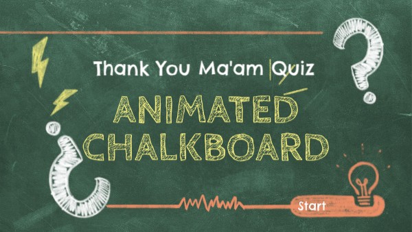 Thank You Ma'am Quiz