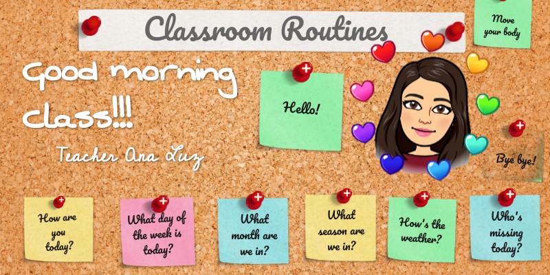 Classroom routines | Genially