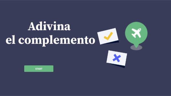 Adivina el complemento