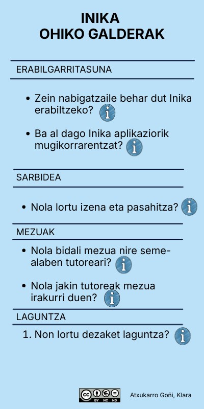 Ohiko galderak