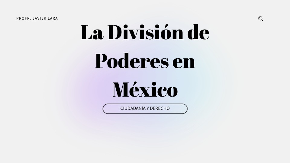 La División de Poderes | Genially