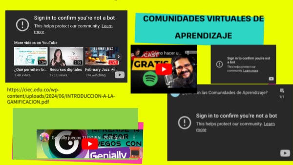 COMUNIDADES VIRTUALES DE APRENDIZAJE | Genially