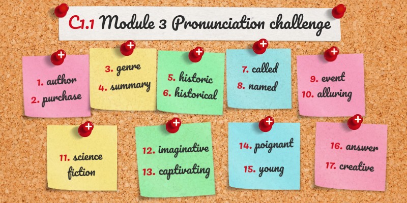 C1.1_SEMI:Module 3- pronunciation_challenge | Genially
