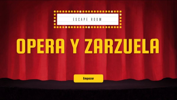 Escape Room opera y zarzuela