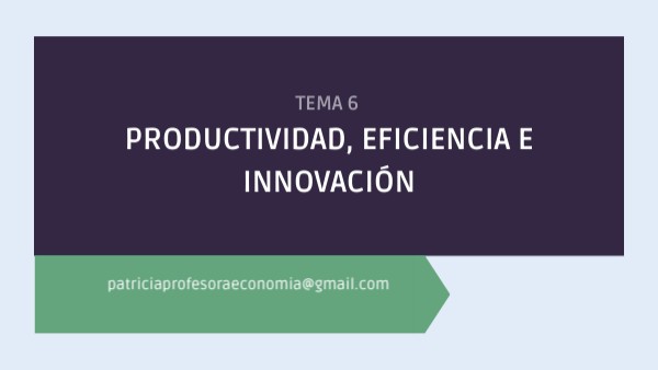 Tema 6 EYDM corto | Genially