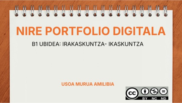 PORTFOLIO DIGITALA. Usoa Murua