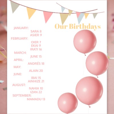 Interactive birthday invitation